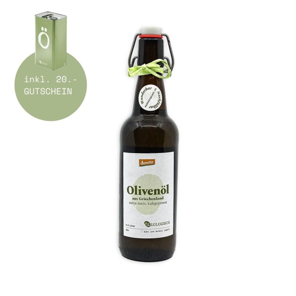 Demeter Olivenöl | Extra Nativ | 5 Liter nachfüllbar | CH